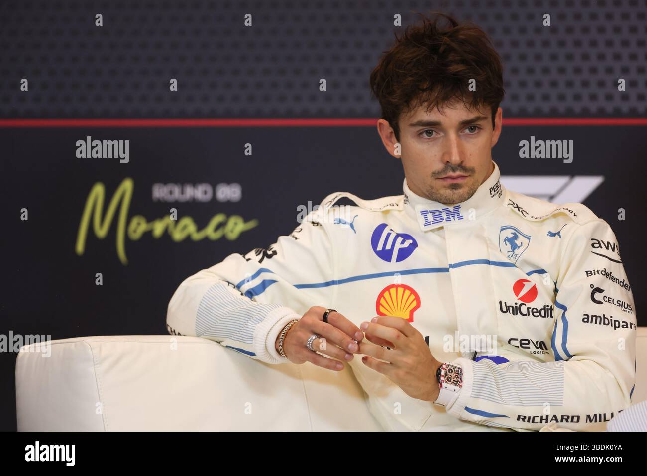 #16 Charles Leclerc (MCO) Scuderia Ferrari HP (ITA) SF25/Ferrari during ...