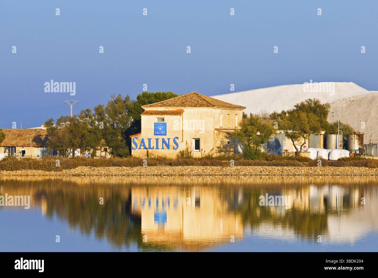 Salt pans, Aigues Mortes, Languedoc-Rousillion, France, salt hills ...