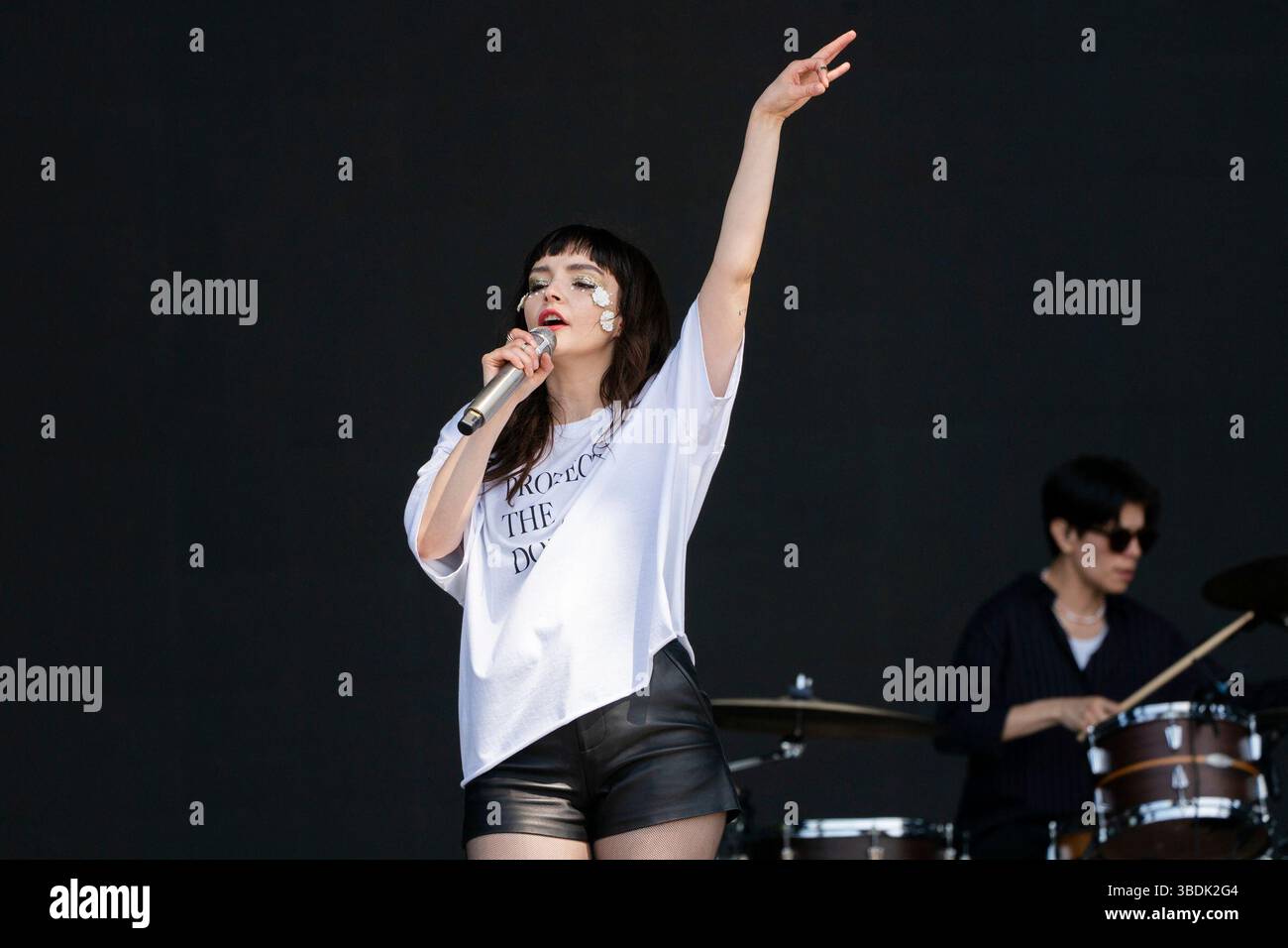 Lauren Mayberry performs at the 2025 BottleRock Napa Valley on Saturday ...