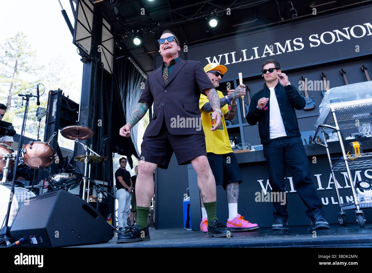 Tre Cool is seen on the Williams Sonoma Culinary Stage at the 2025 ...