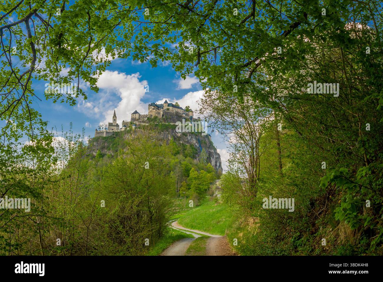 Burg Hochosterwitz castle with towers and fortifications in Austria ...