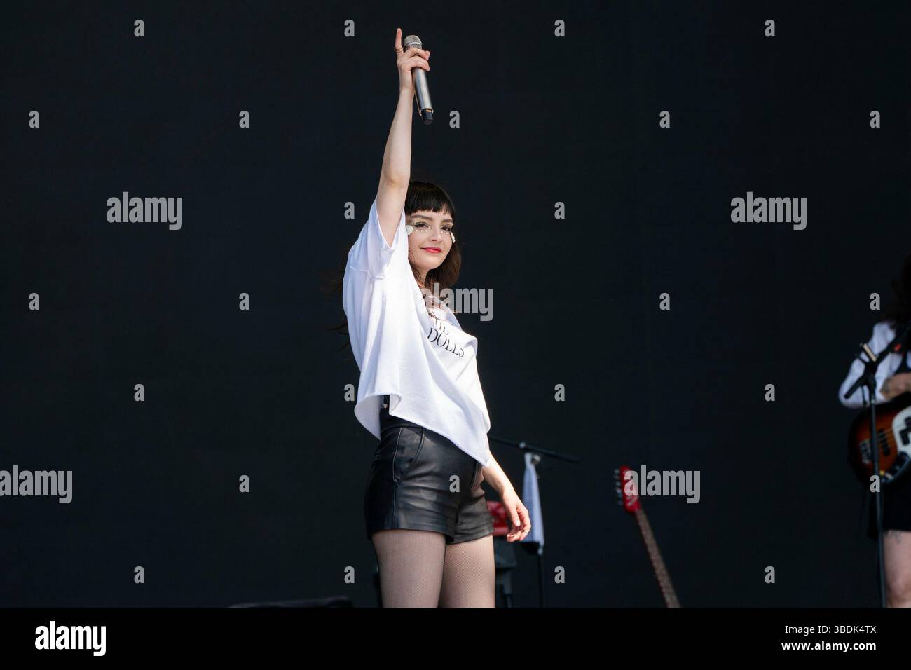 Lauren Mayberry performs at the 2025 BottleRock Napa Valley on Saturday ...