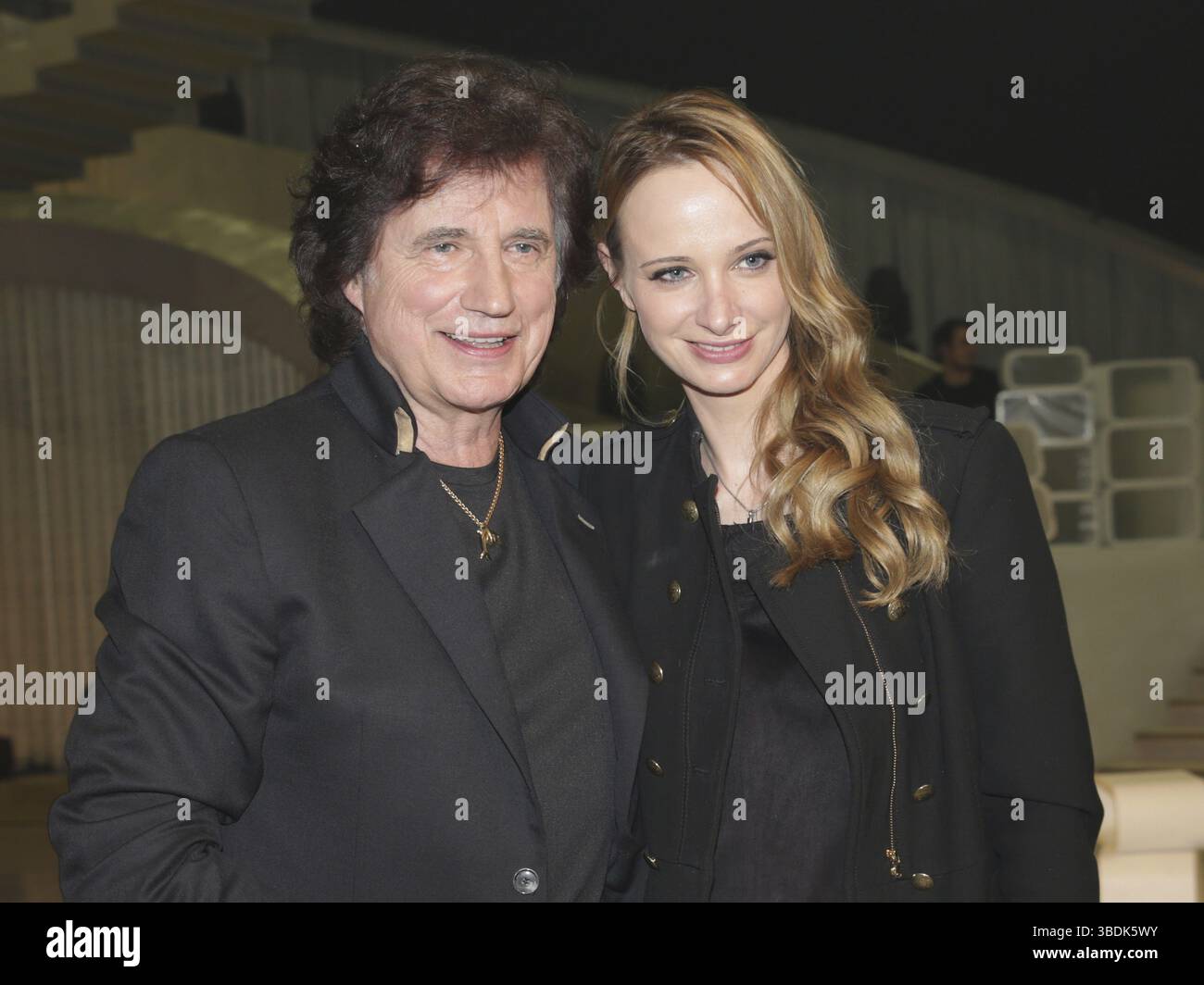 Singer Olaf der Flipper with daughter singer Pia after the ARD TV show ...