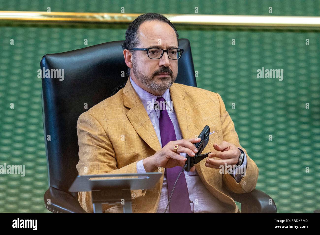 Austin Texas USA, May 23 2025: Texas State Senator JOSE MENENDEZ (D-San ...