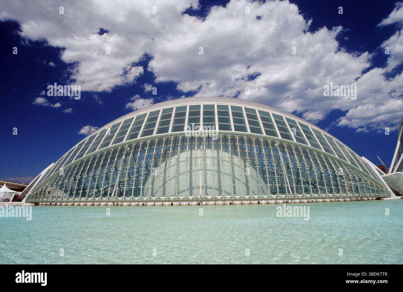L'Hemisferic, named 'the eye', IMAX cinema and planetarium, City of ...