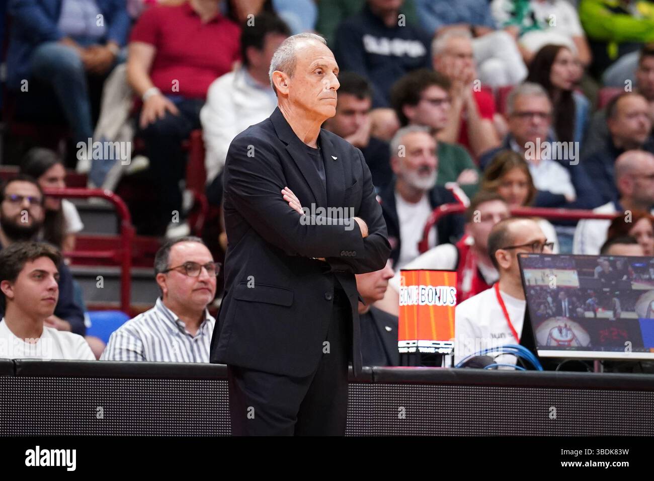 Head Coach Ettore Messina (EA7 Emporio Armani Olimpia Milano Stock ...