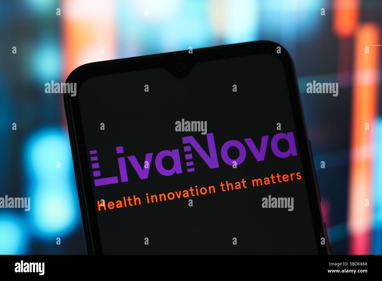 Canada. 24th May, 2025. In this photo illustration, the LivaNova (Liva Nova) logo is seen ...