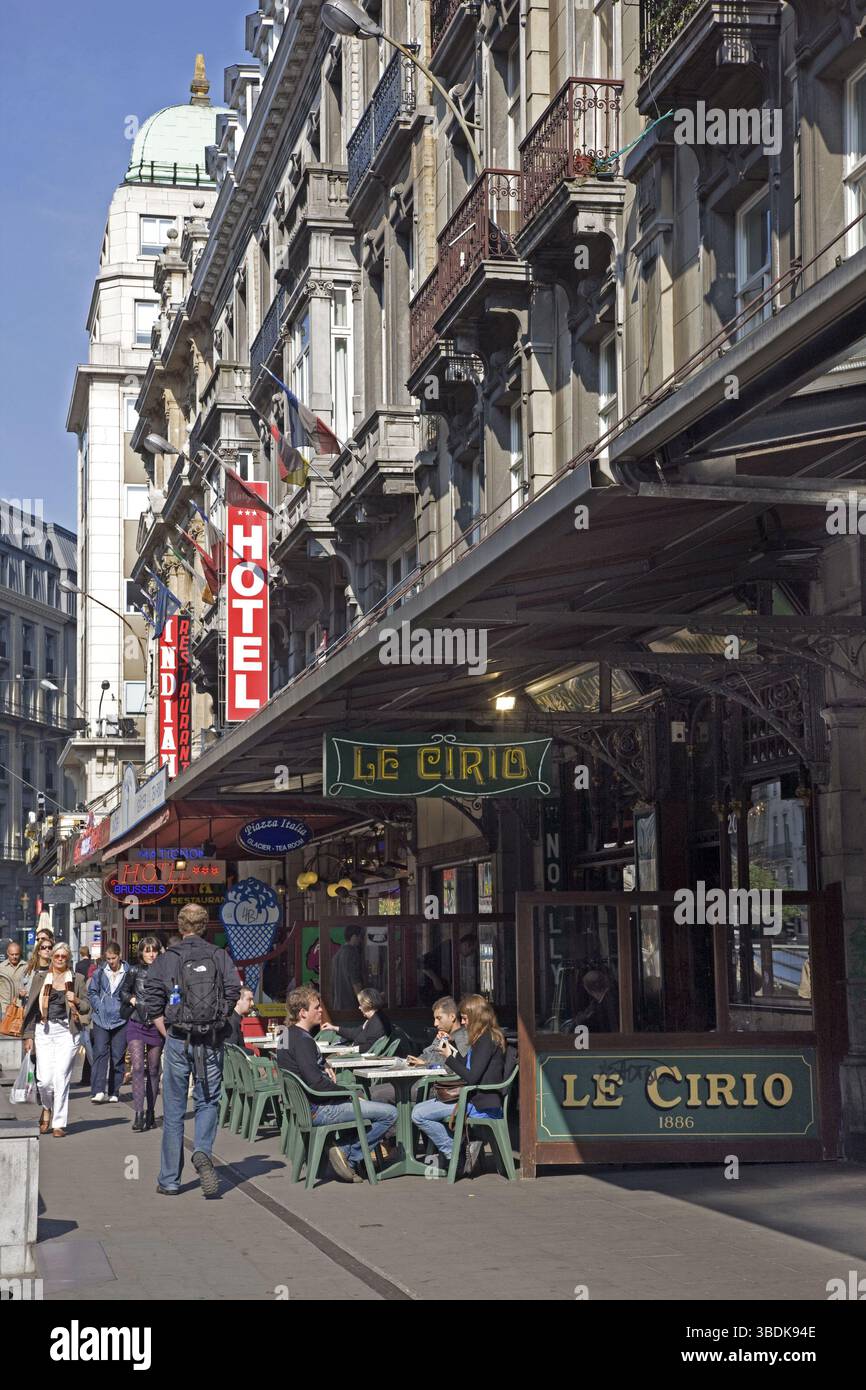 Restaurant Le Cirio, Brussels, Belgium, Europe Stock Photo - Alamy