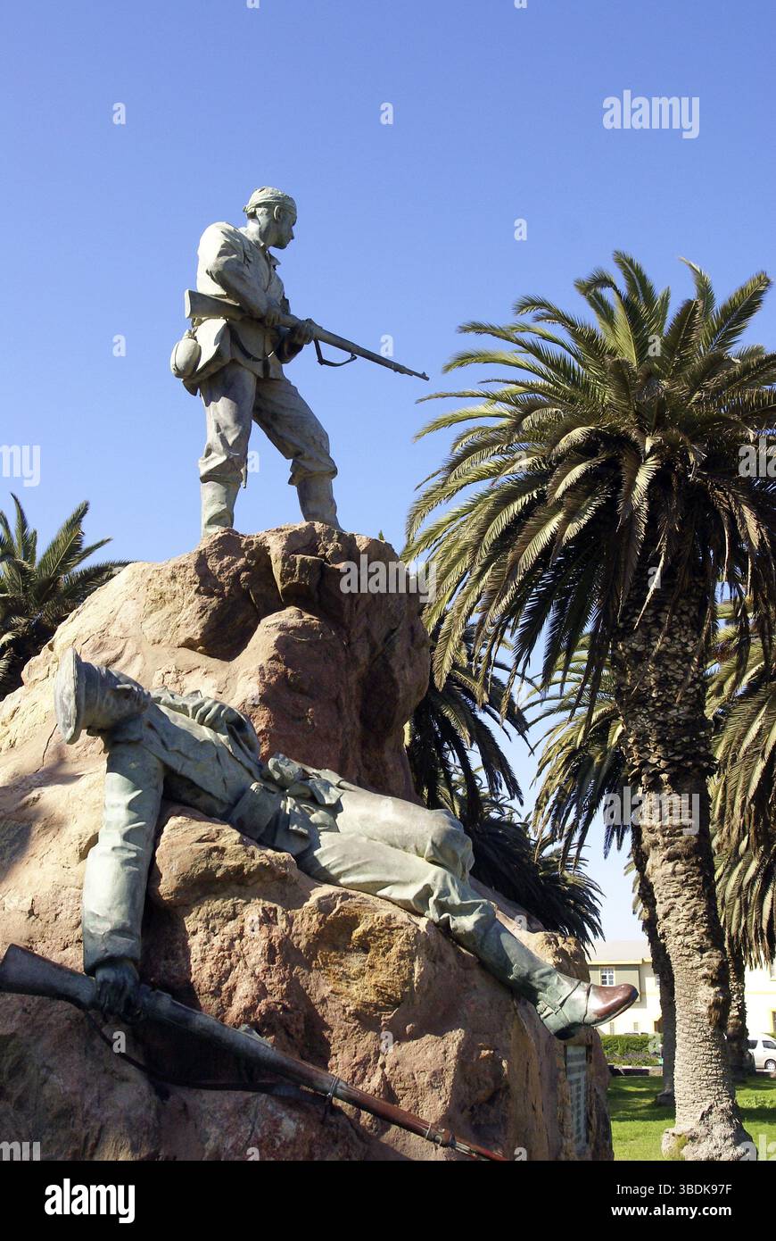 German Soldier Monument, Swakopmund, Namibia, Africa Stock Photo - Alamy