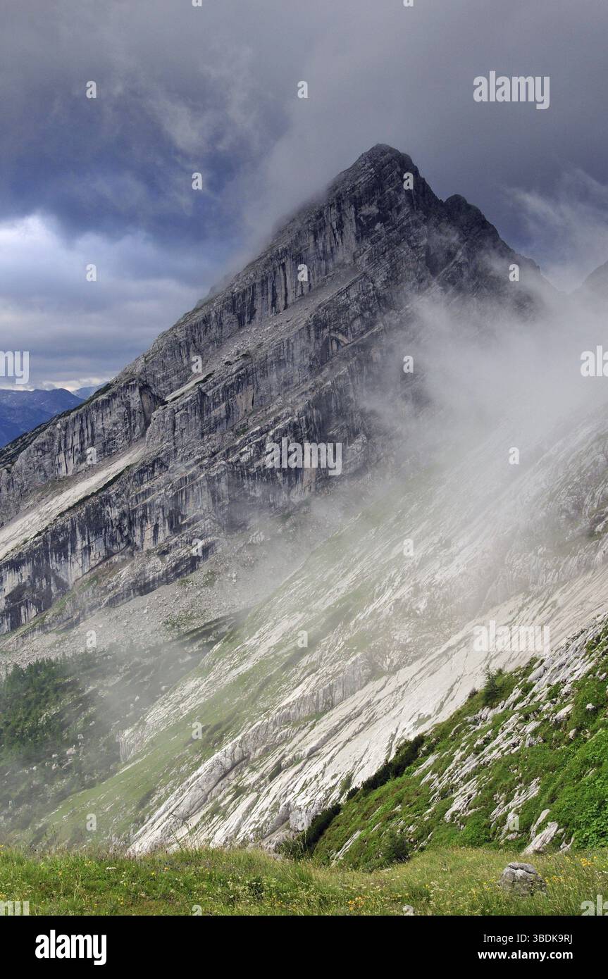 The Watzmann is the central mountain range of the Berchtesgaden Alps ...