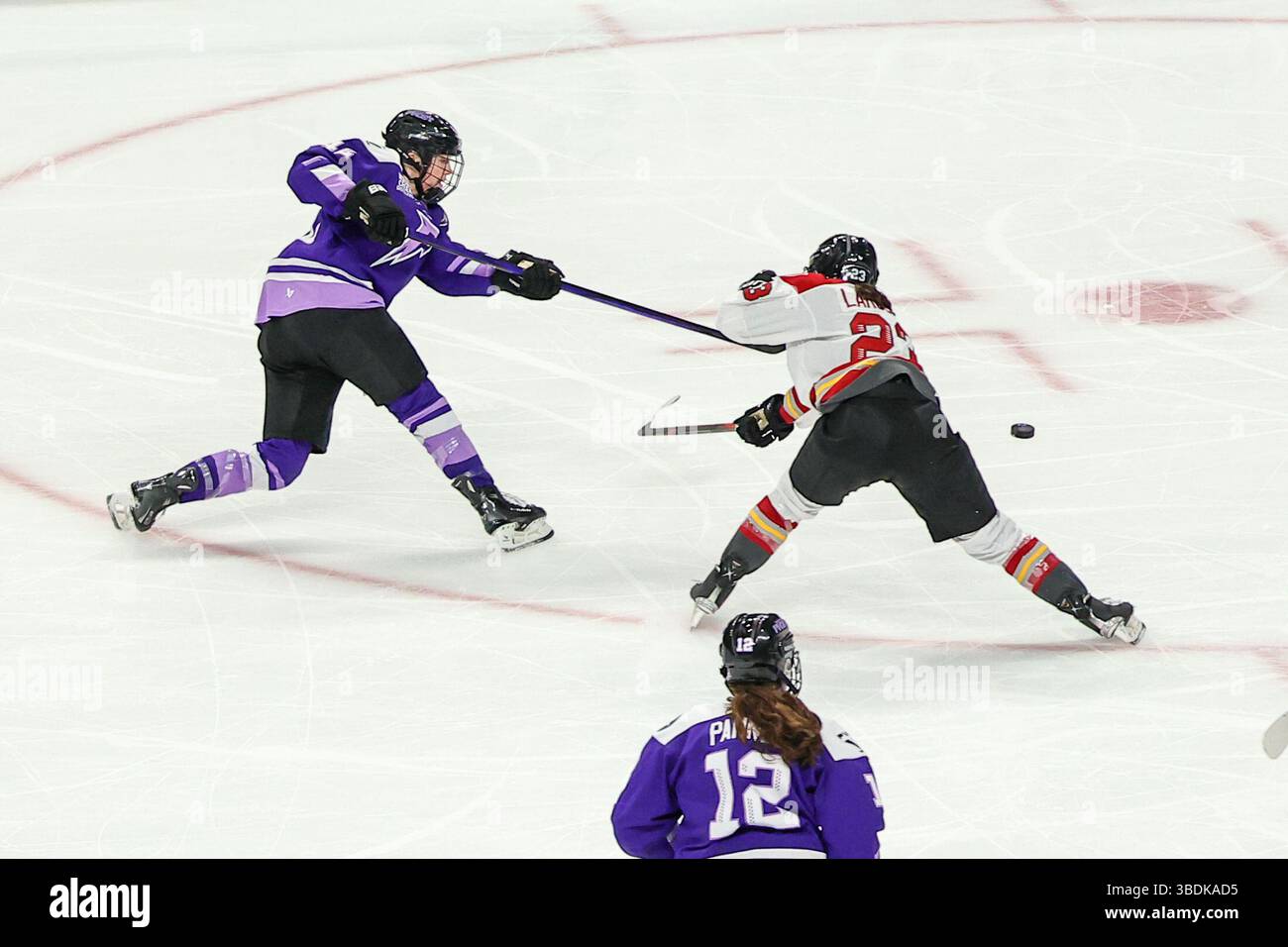 May 24th, 2025: Minnesota Frost forward Britta Curl-Salemme (77) takes ...