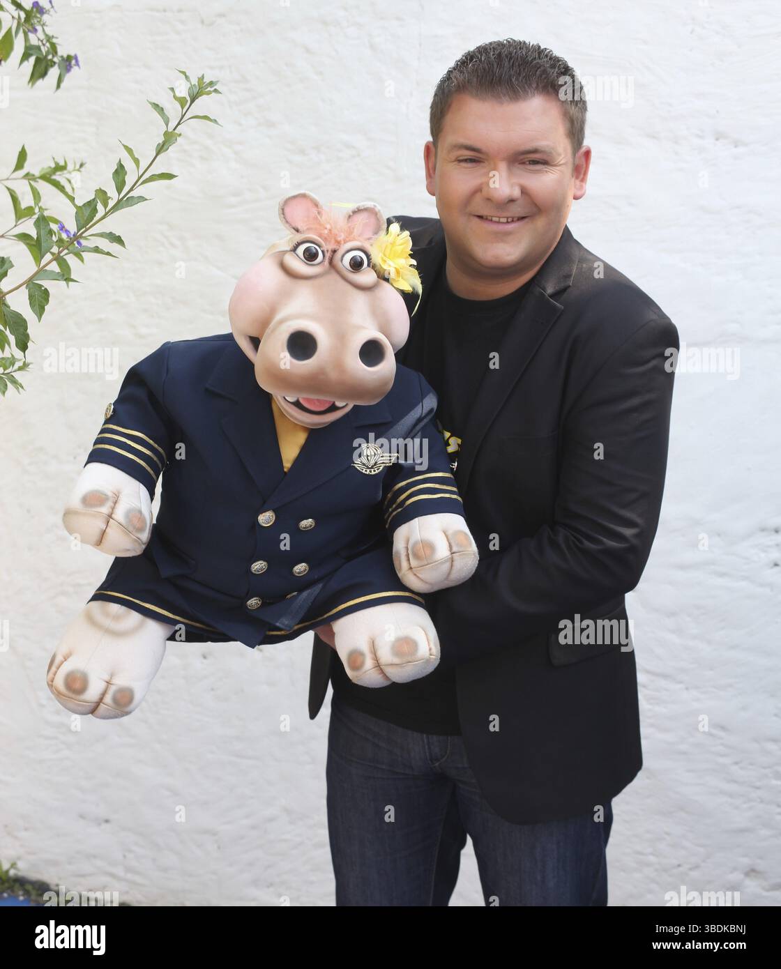 German ventriloquist Pierre Ruby with Hippo ARD TV show every Sunday 7 ...