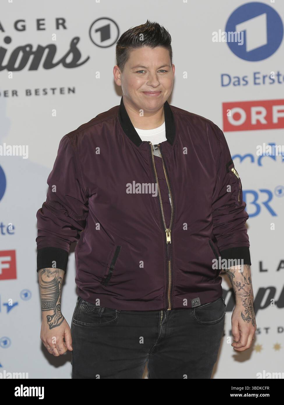 German singer songwriter guitarist Kerstin Ott on the red carpet for ...