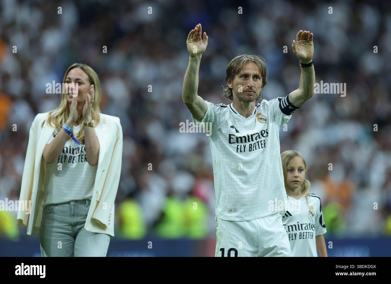 Madrid, Spain. 24th May, 2025. Luka Modric with his family during Luka ...