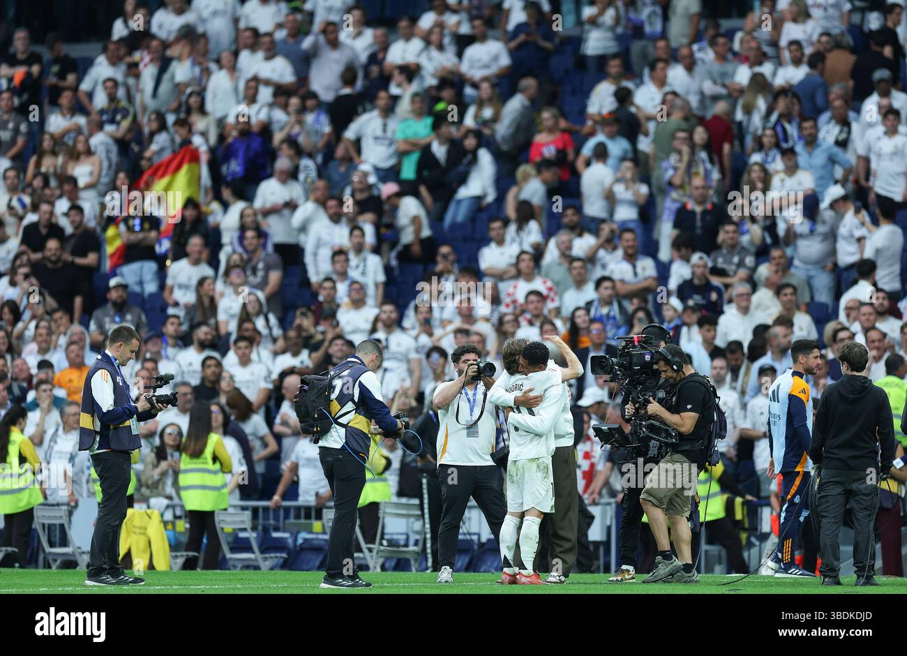 Madrid, Spain. 24th May, 2025. Luka Modric during his last match in a ...