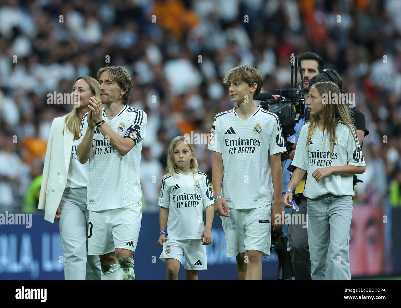 Madrid, Spain. 24th May, 2025. Luka Modric with his family during Luka ...