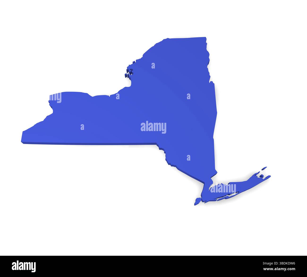 Rendering city new york Cut Out Stock Images & Pictures - Alamy