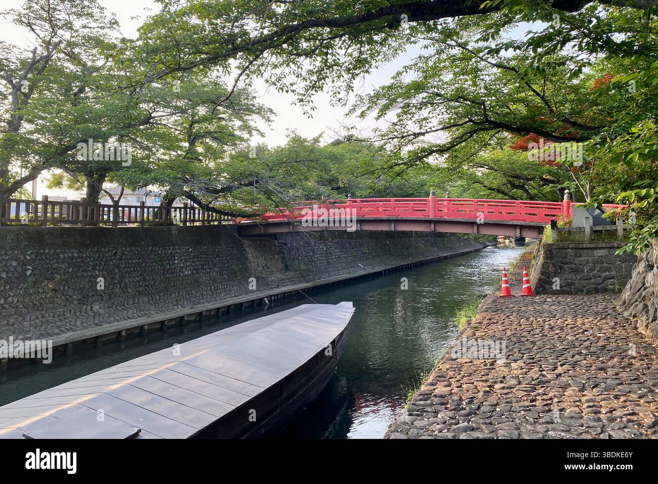 Scenic park and nature landscape in Ogaki, Japan, combining natural ...