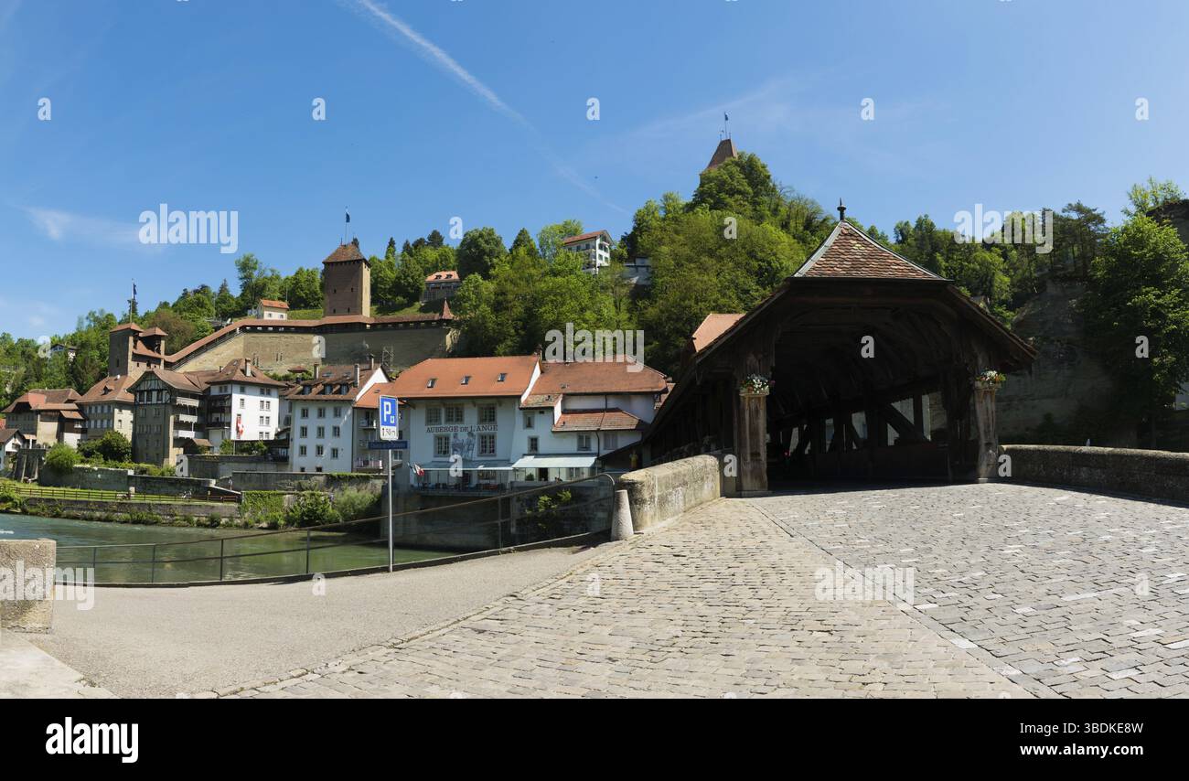 Switzerland - 30 May 2019: view of the historic Place de Jean-Francois ...