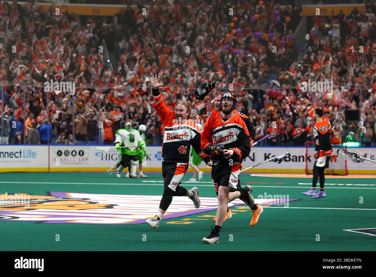 Buffalo, New York, USA. 24th May, 2025. Buffalo Bandits defenseman Cam ...