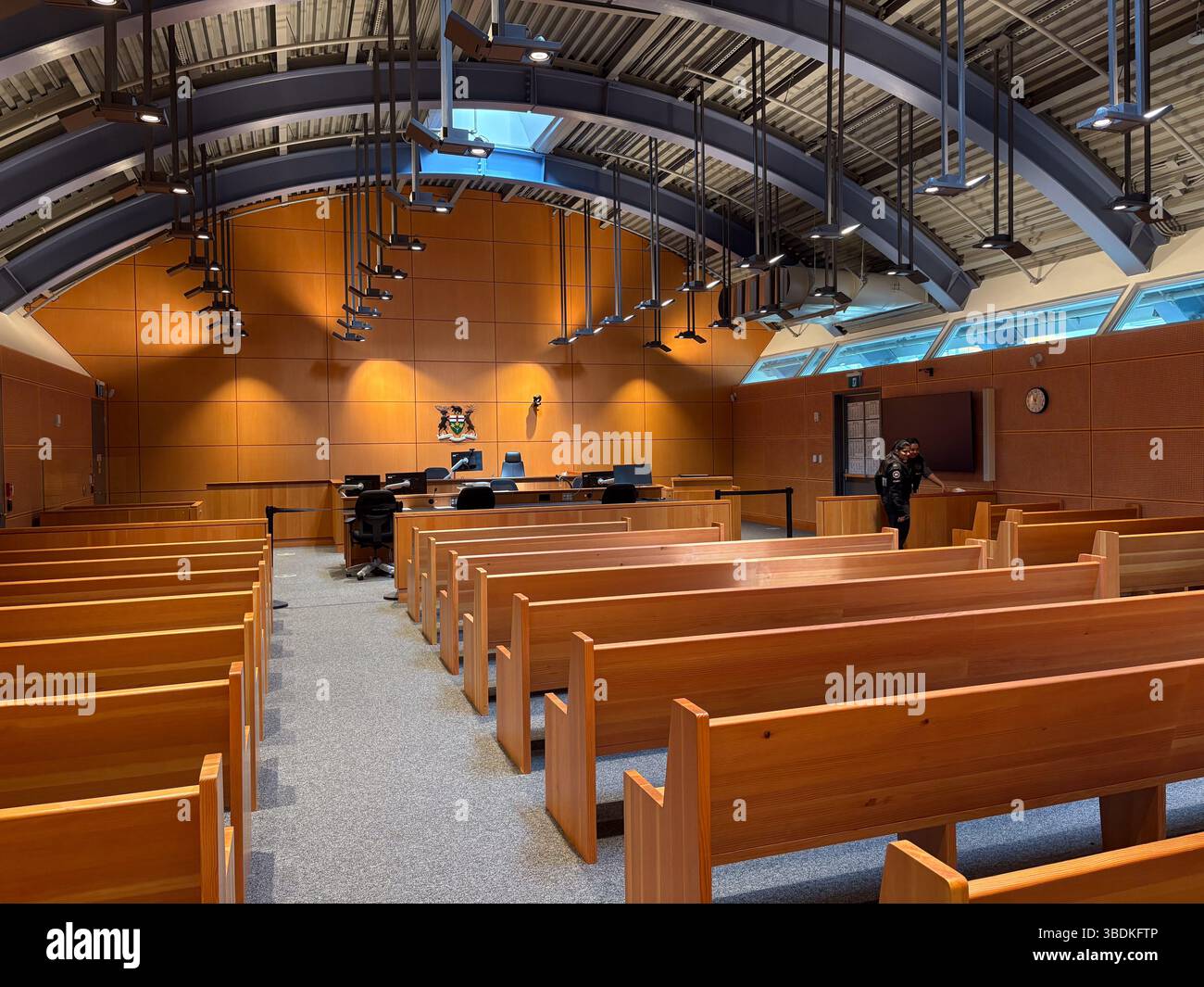 Courtroom inside the St. Lawrence Market North building in Toronto ...