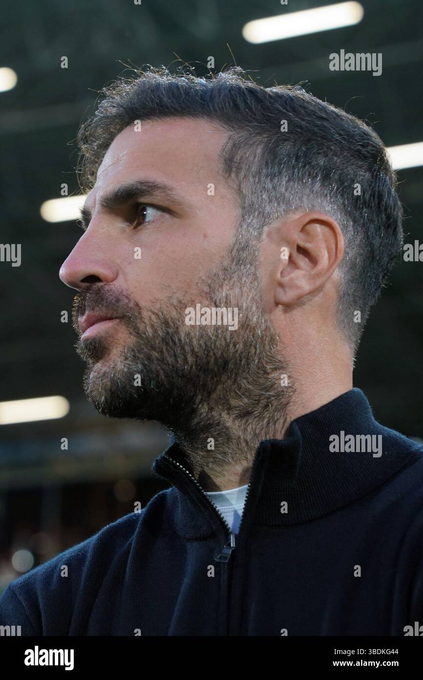 Como, Italy. 24th May, 2025. coach Cesc Fabregas of Como 1907 during ...