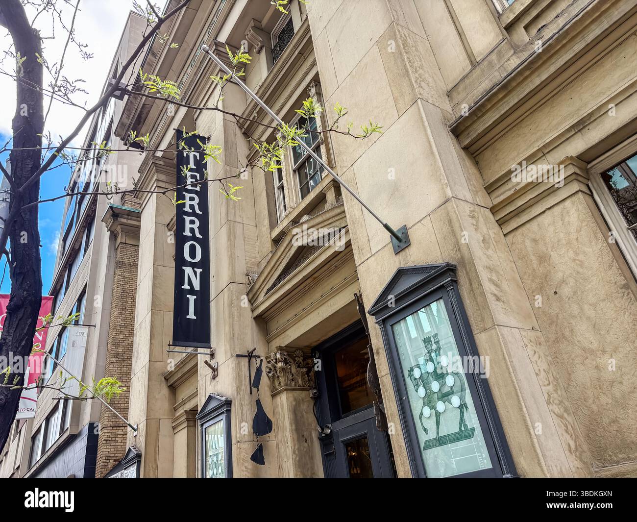 Terroni restaurant exterior view located in a historic former ...