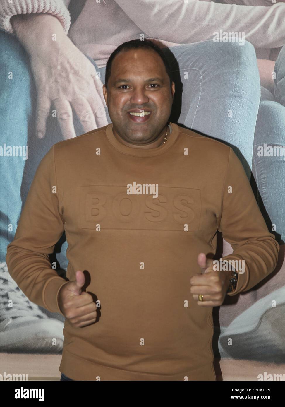 Brazilian cult soccer player Ailton on 03.12.2022 in Magdeburg ...