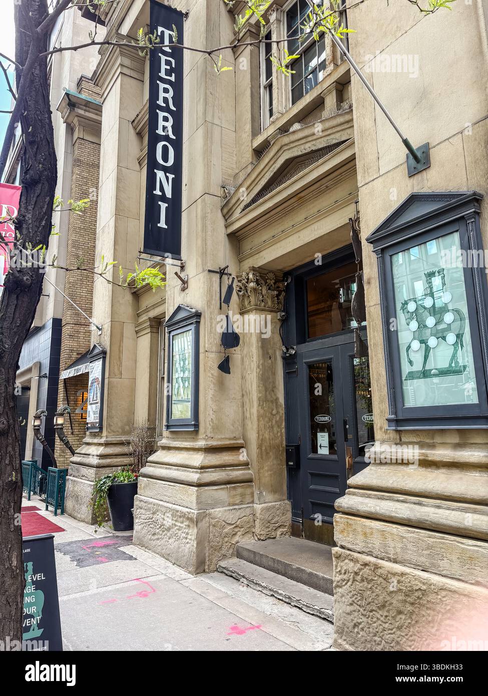 Terroni restaurant entrance located inside the historic former York ...
