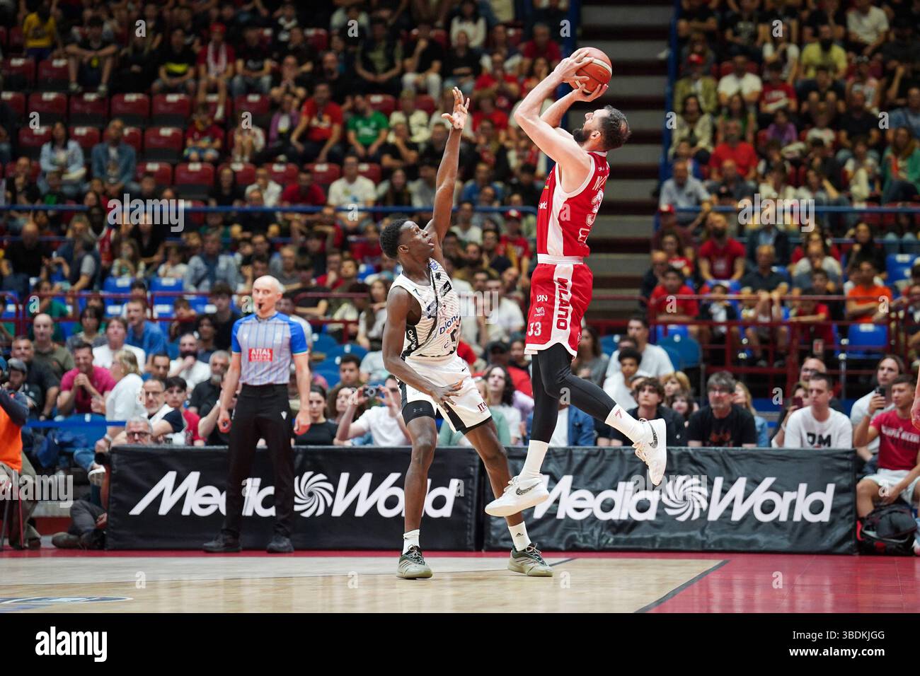 Milan, Italy. 24th May, 2025. Nikola Mirotic (EA7 Emporio Armani ...