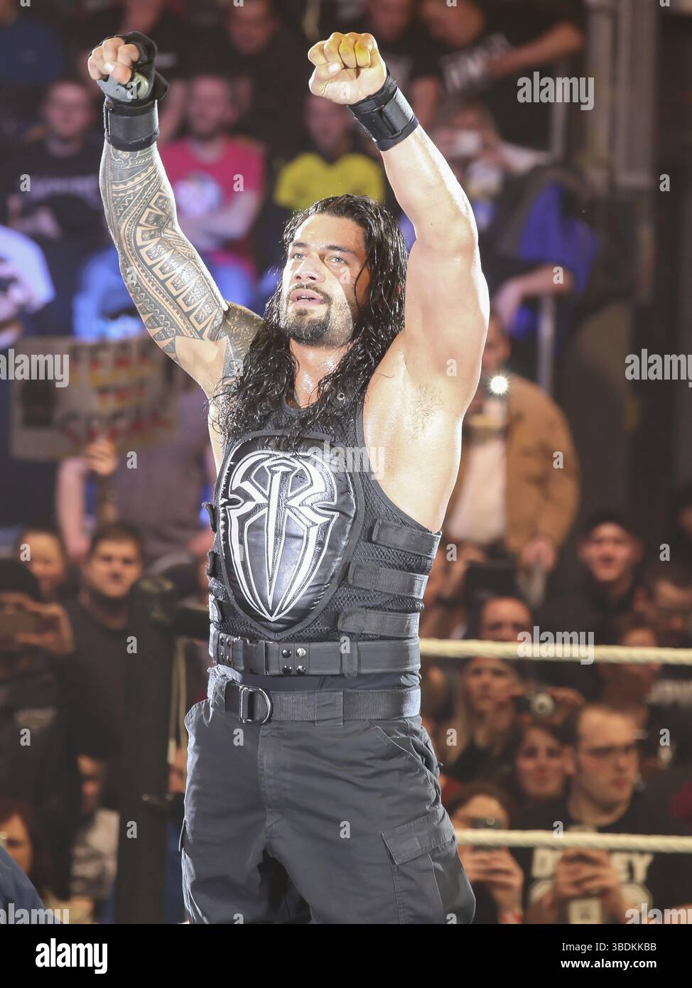 WWE Superstar Roman Reigns at WWE Germany Live: Road to WrestleMania in ...