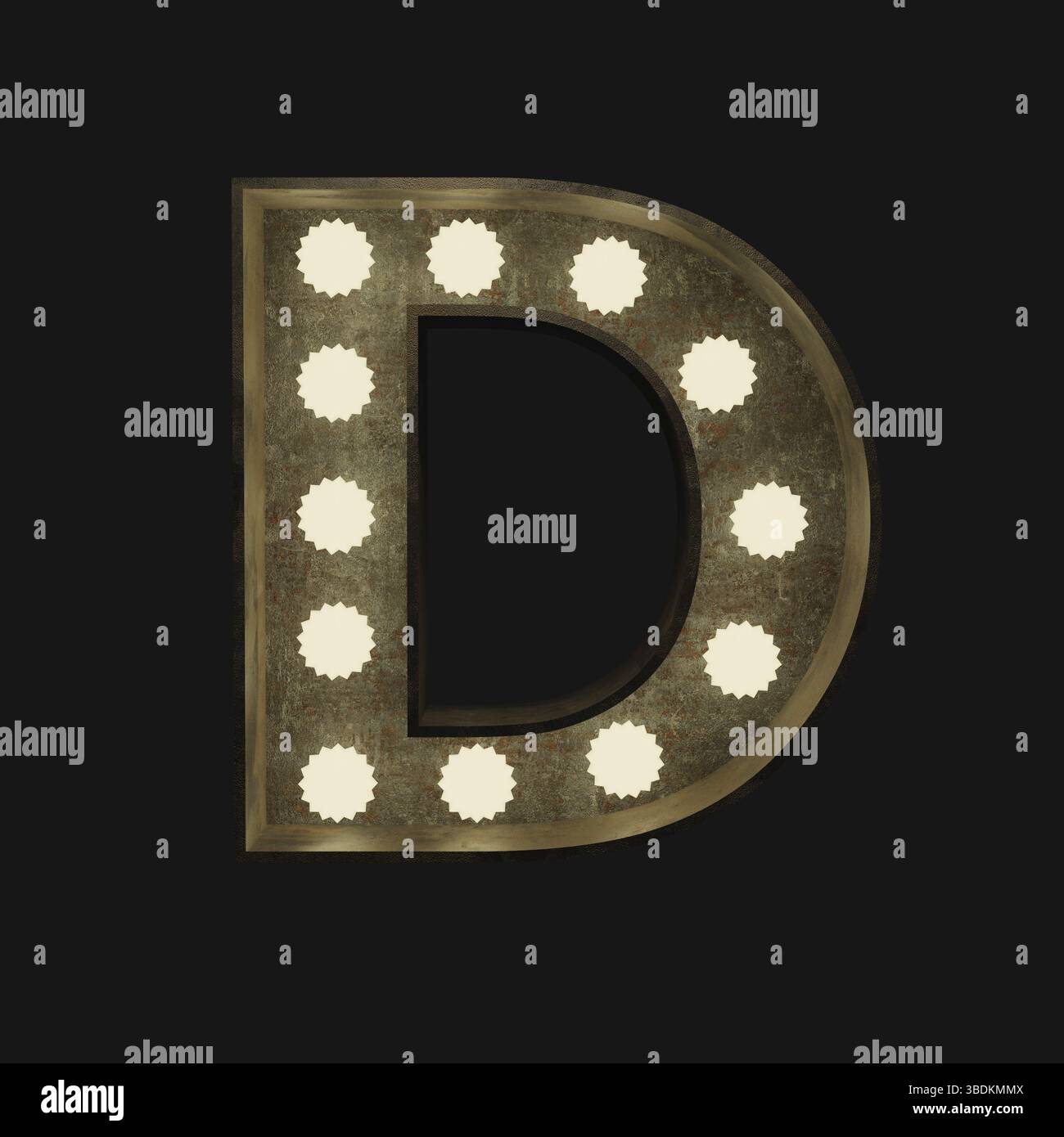 Illuminated letter d hi-res stock photography and images - Alamy