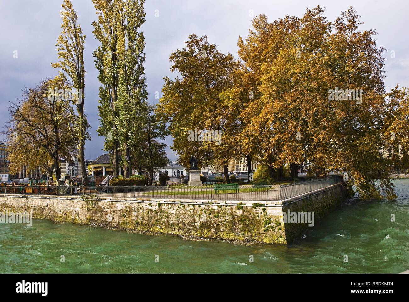 Ile rousseau geneva hi-res stock photography and images - Alamy