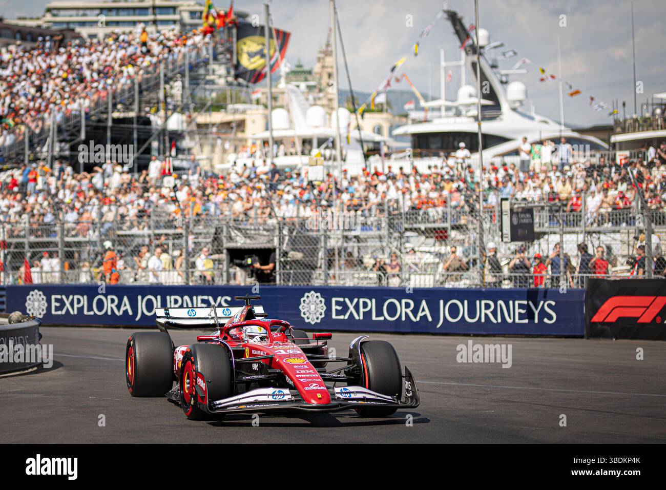 Monaco, Principality Of Monaco. 24th May, 2025. 16, Charles Leclerc, MCO, Ferrari SF-25 ...