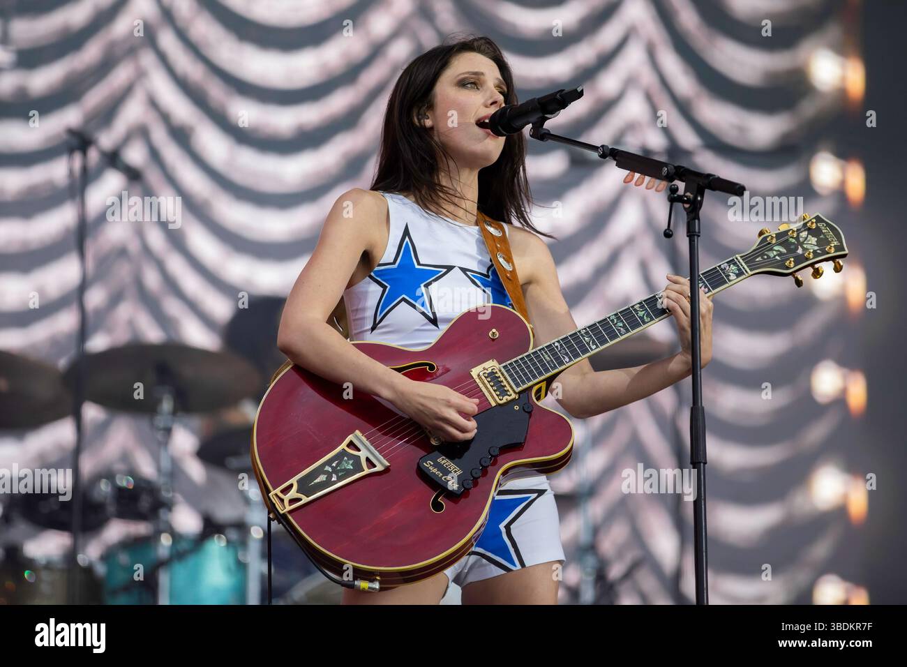 Liverpool, England, 24th May, 2025. Wolf Alice playing Radio 1 Main ...