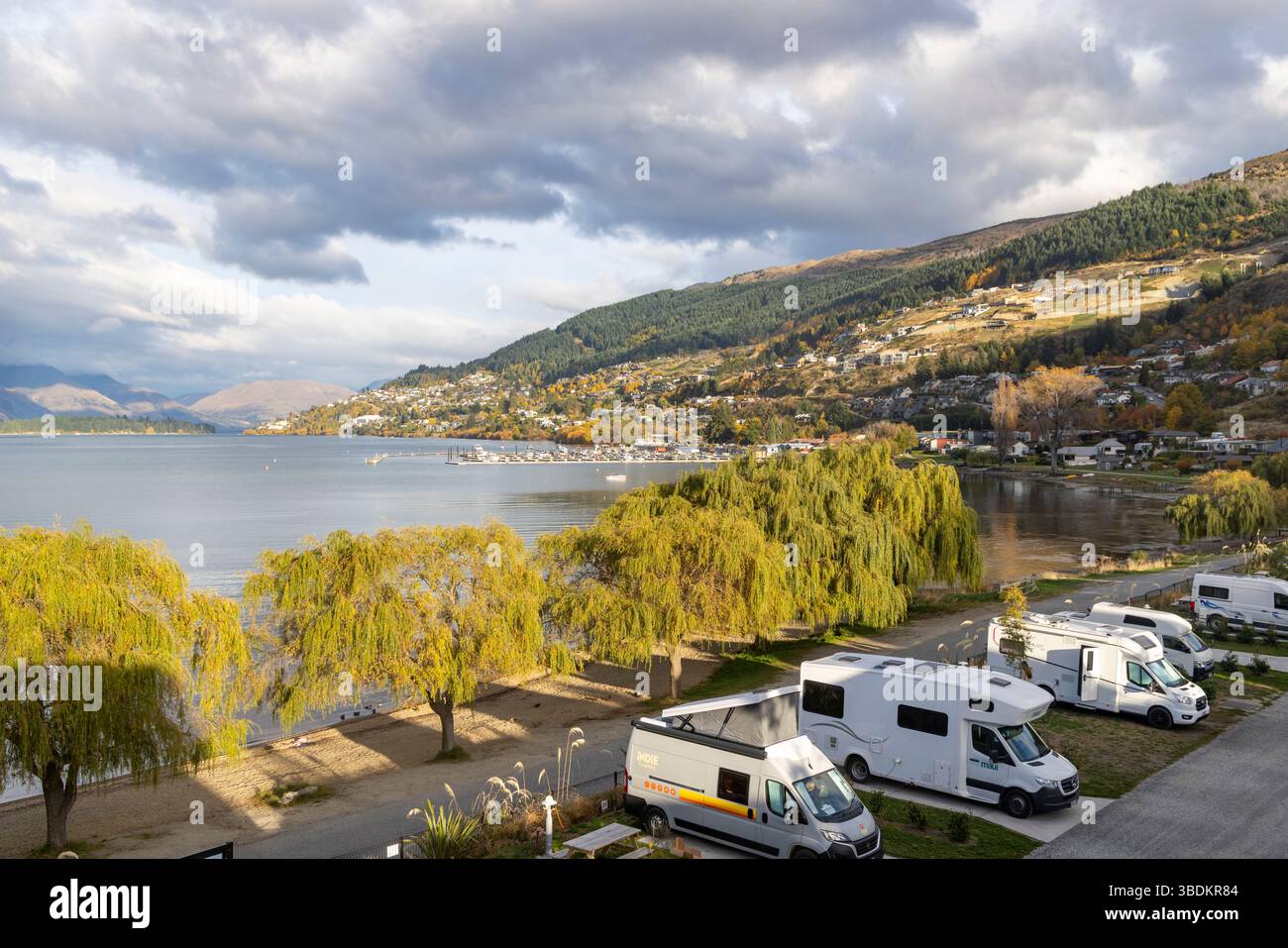 Frankton, Queenstown, Otago, New Zealand, Driftaway holiday park for motorhomes and camper vans ...