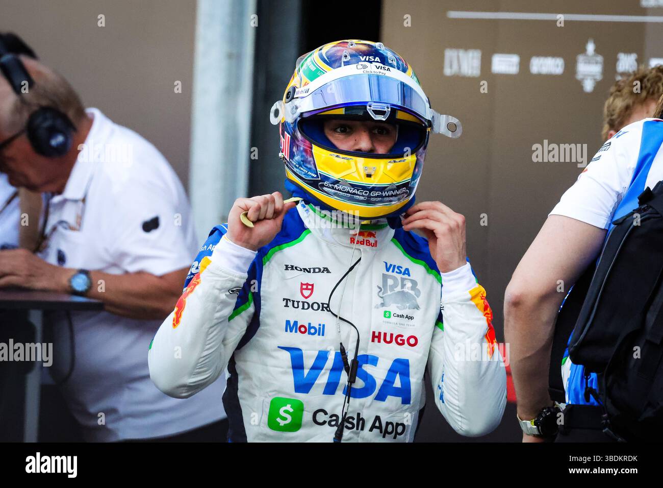 HADJAR Isack (fra), Visa Cash App RB F1 Team VCARB02, portrait during the Formula 1 Tag Heuer ...