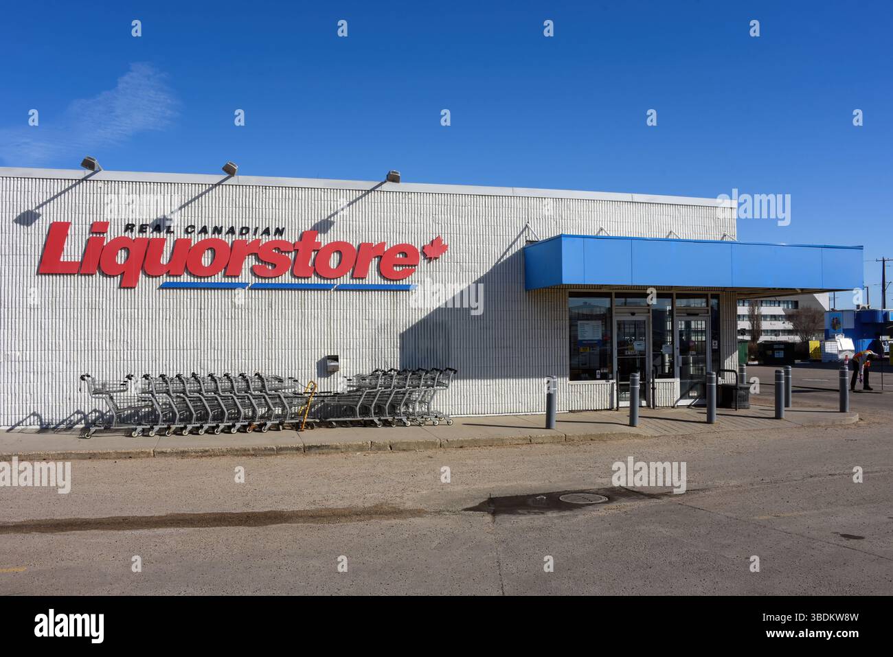 Edmonton, Canada - April 4, 2025: Real Canadian Liquorstore is a ...