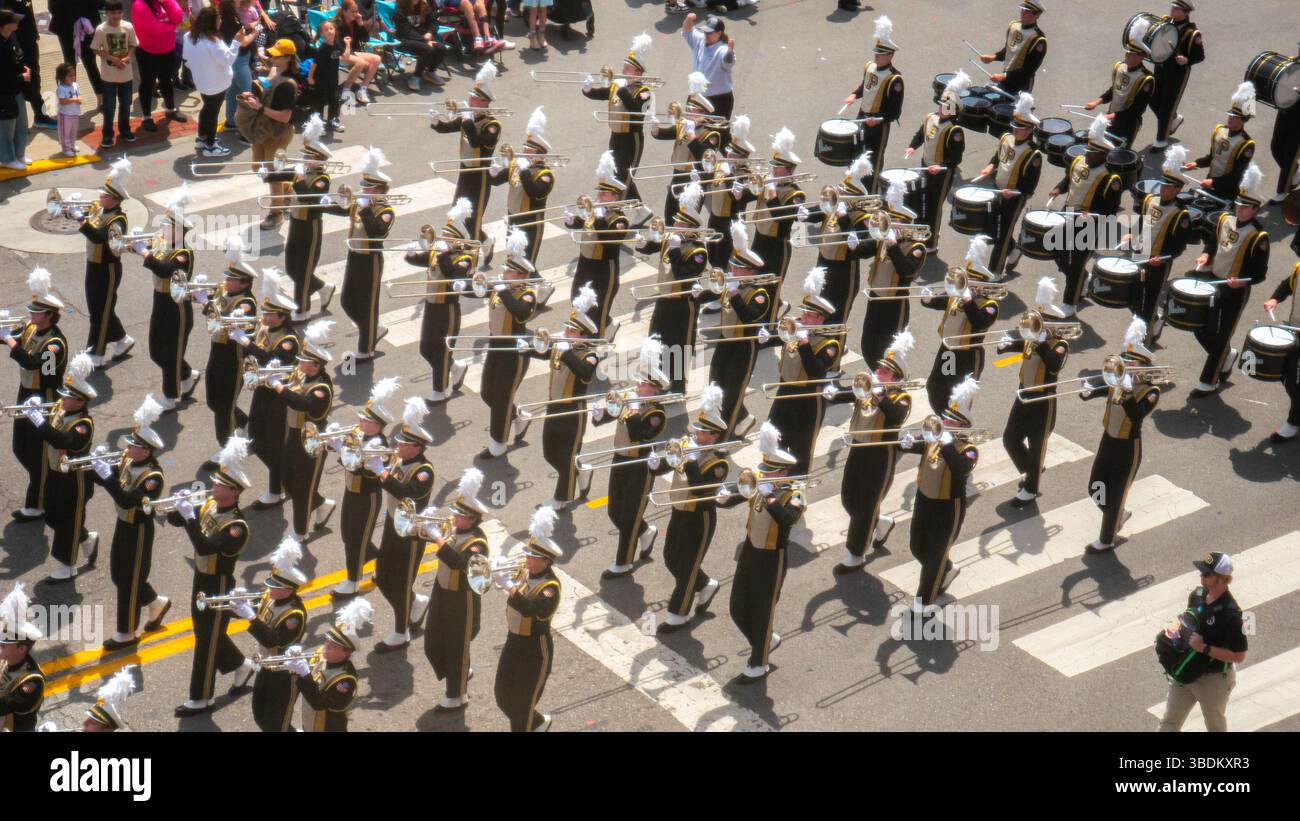 Indianapolis, USA. 24th May, 2025. Crowds of spectators watching the ...