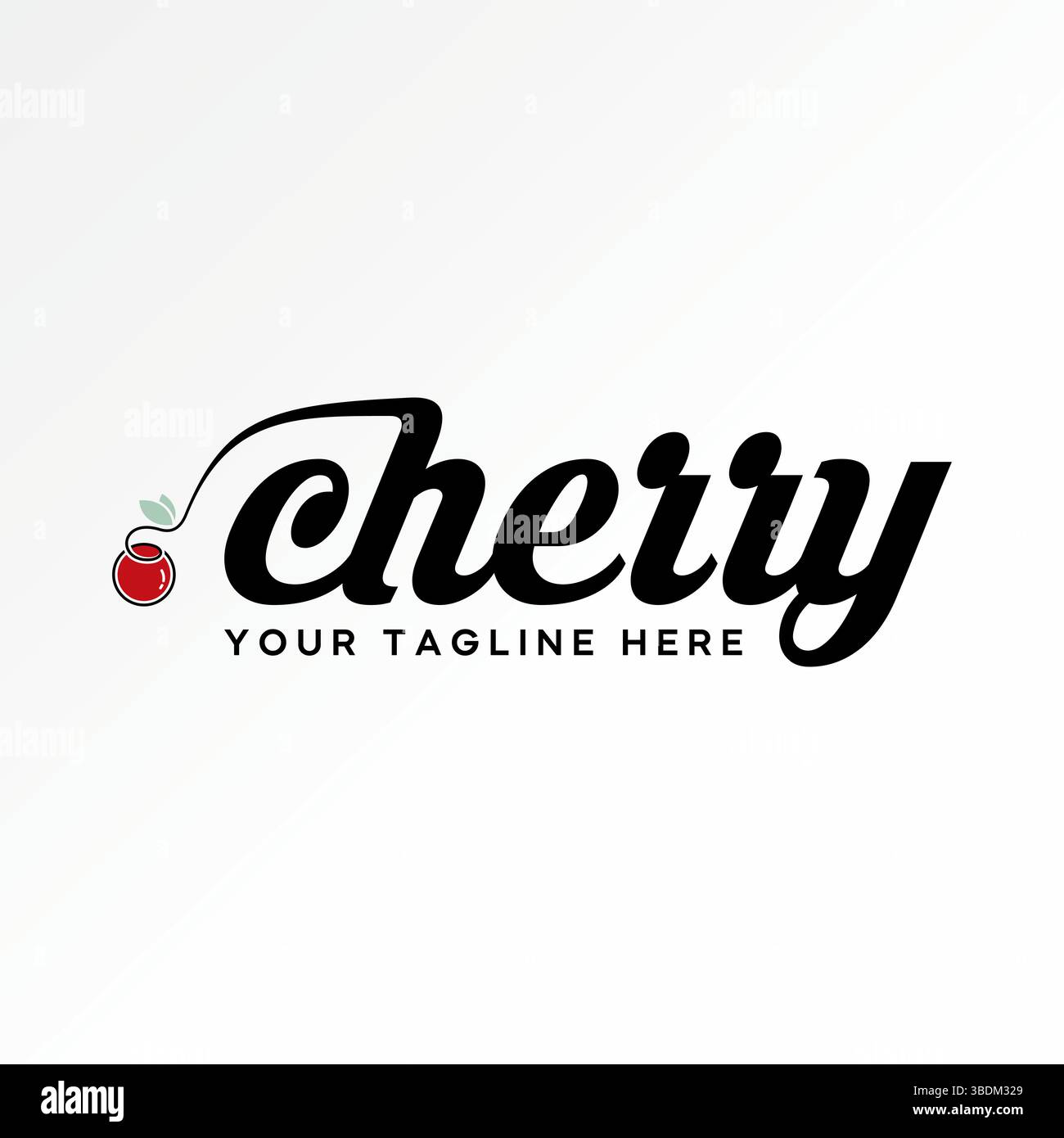 Fresh sweet cherry harvest Stock Vector Images - Alamy