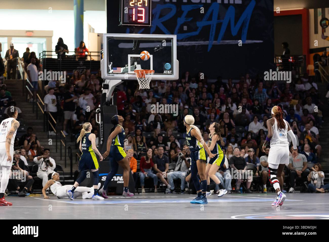 May 24th, 2025; College Park, GA; Dallas Wings take on the Atlanta ...