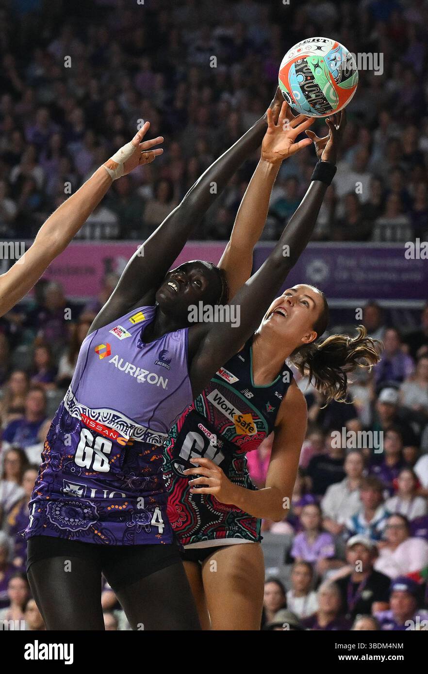 Brisbane, Australia. 25th May, 2025. Mary Cholhok of the Firebirds ...