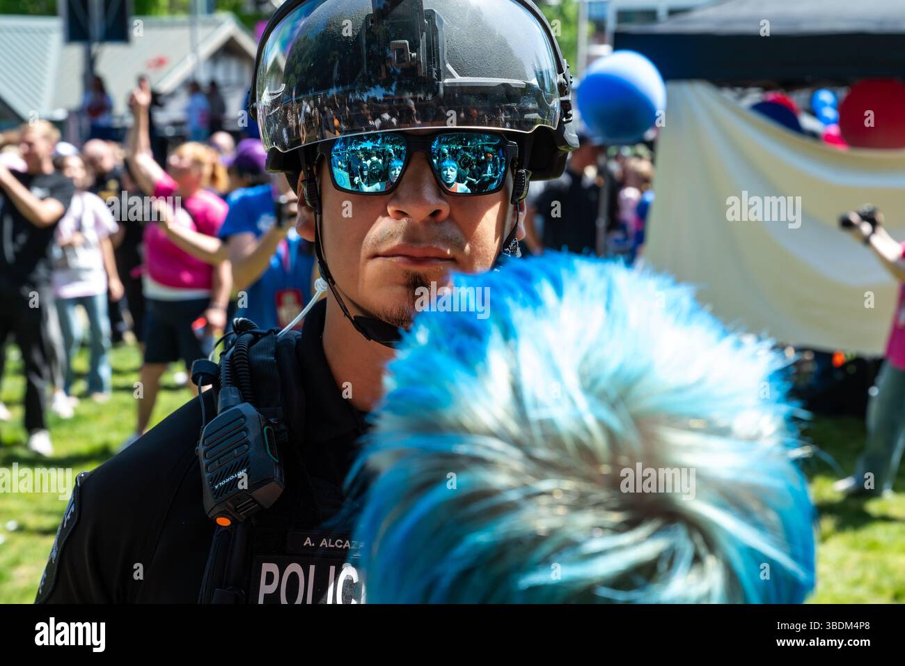 Seattle, USA. 24th May 2025. The Mayday USA Don’t Mess With Our Kid’s ...