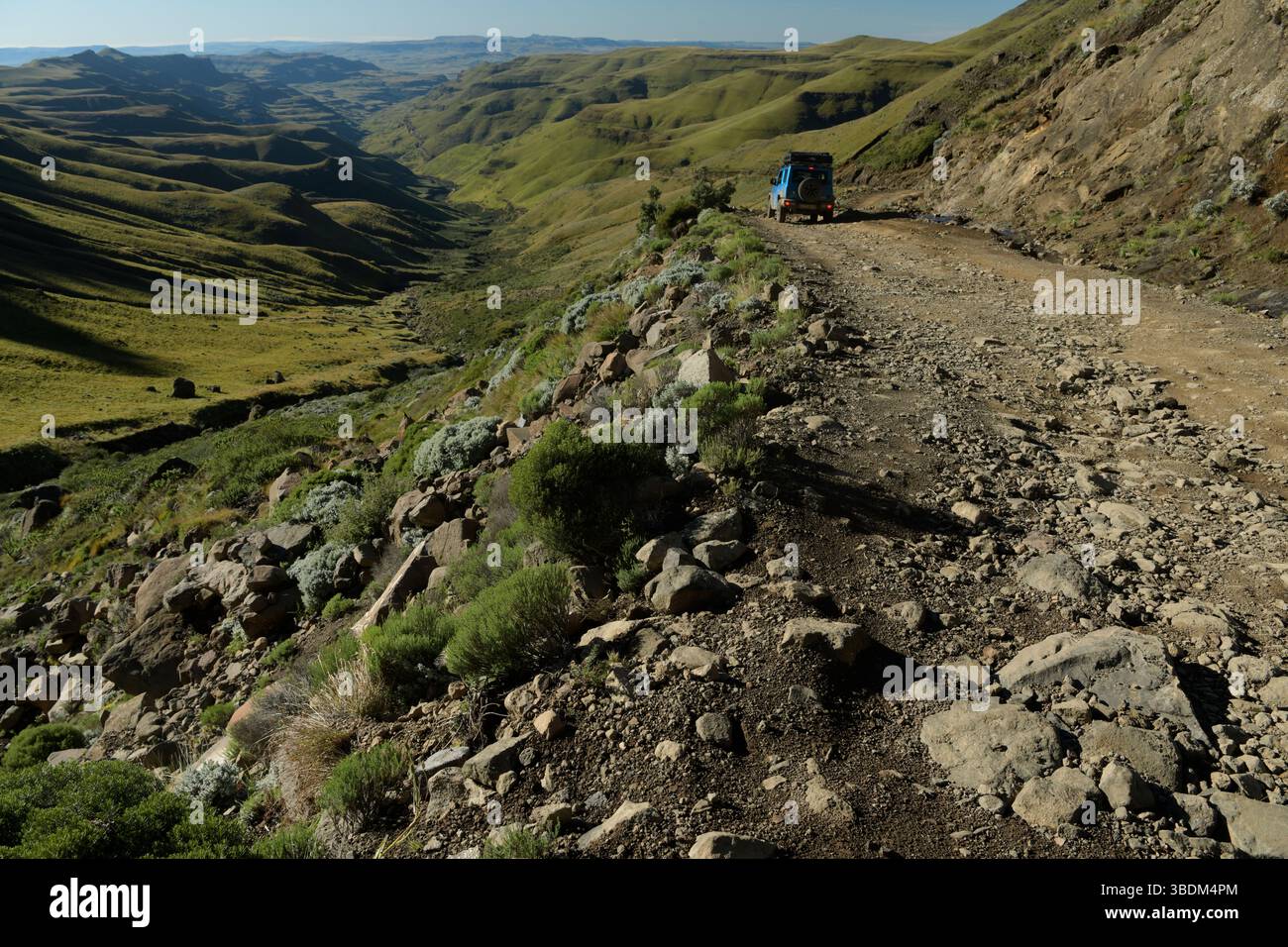 4x4 Vehicle on overland off road safari, famous African travel ...