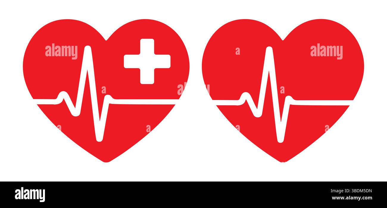 Ecg heart beat line. heart beat sinus rhythm line. Vector illustration ...