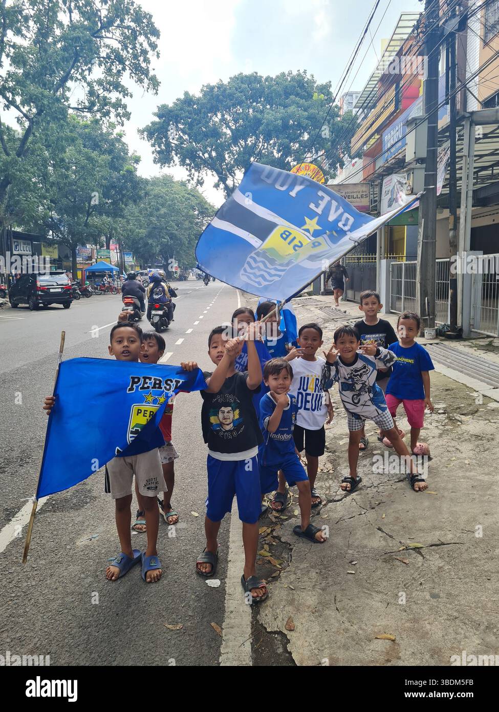 Fans in Bandung city celebrating as Persib Bandung are officially ...