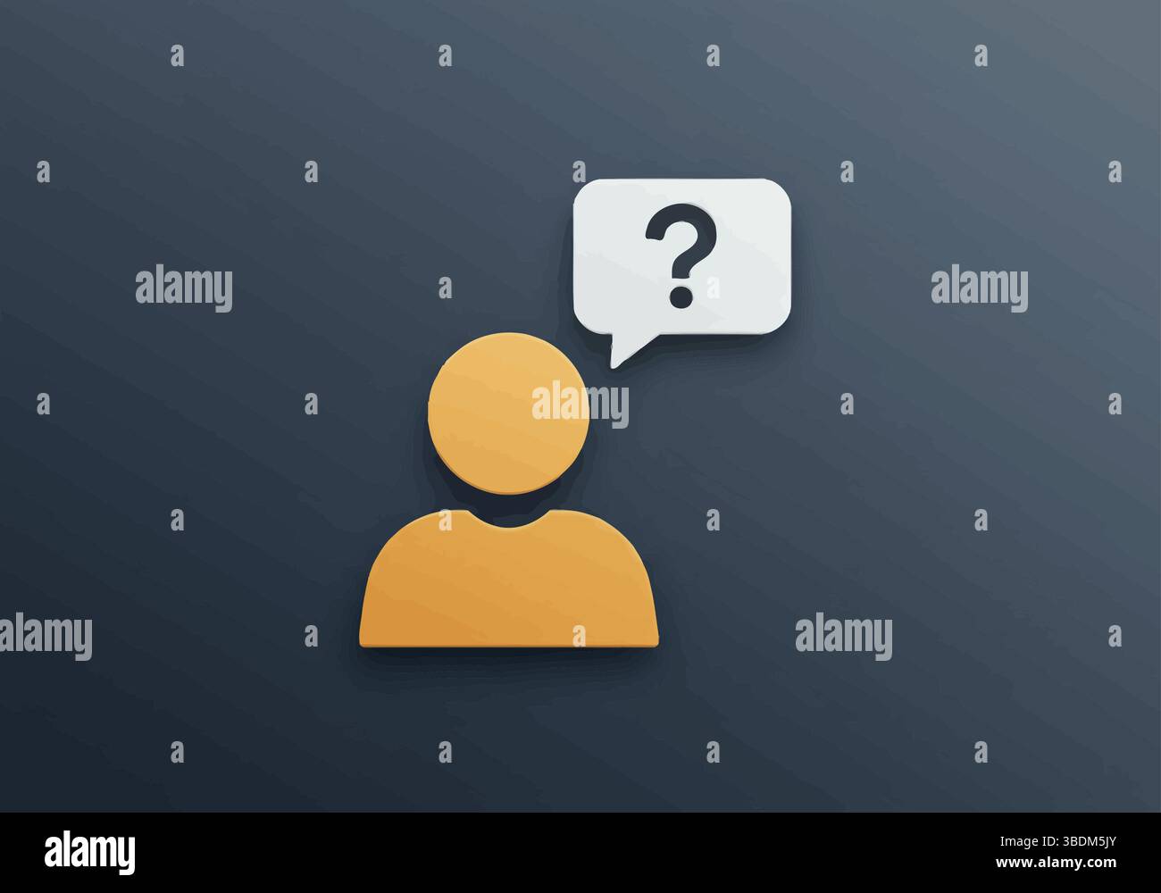 White speech bubble question Stock Vector Images - Alamy