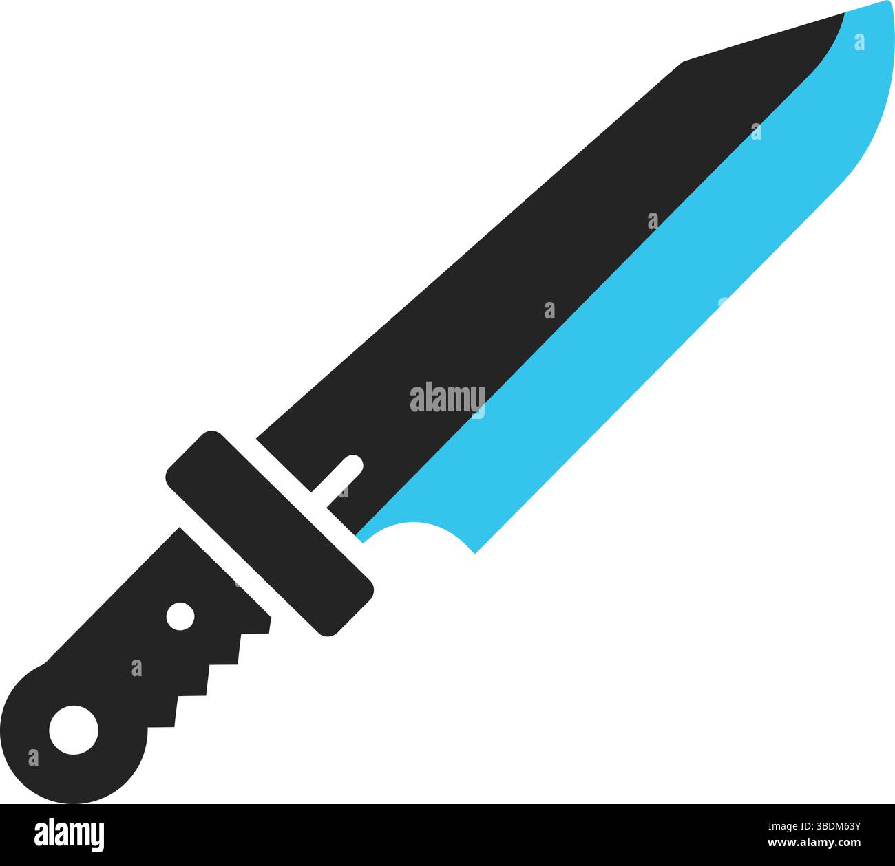 Vector Illustration of a Machete Knife Stock Vector Image & Art - Alamy