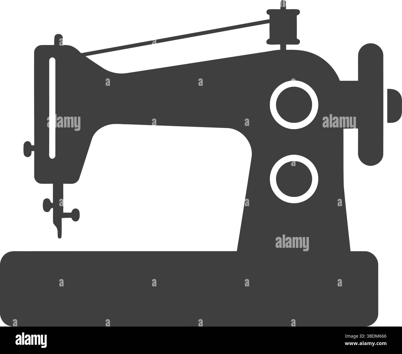 Professional production sewing machine Stock Vector Images - Alamy