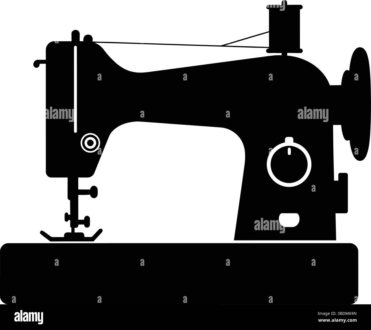 Professional production sewing machine Stock Vector Images - Alamy